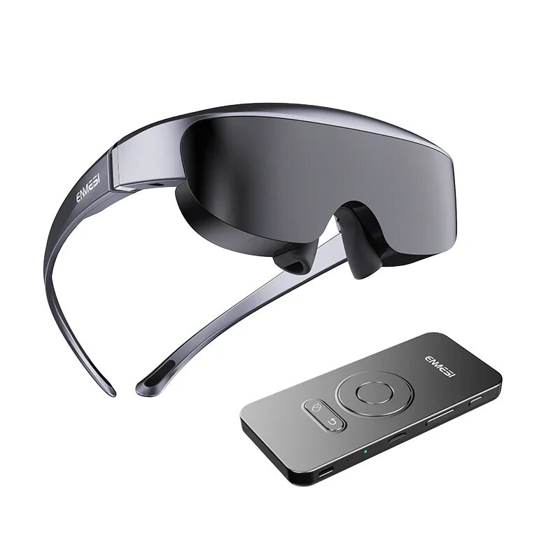 Очки AR ENMESI V50 с экраном 4.9 дюйма и полем зрения 50°, 1080P HMD OLED, яркие умные очки с диоптрийным регулированием для игр на iPad, Xbox, PS5, ПК
