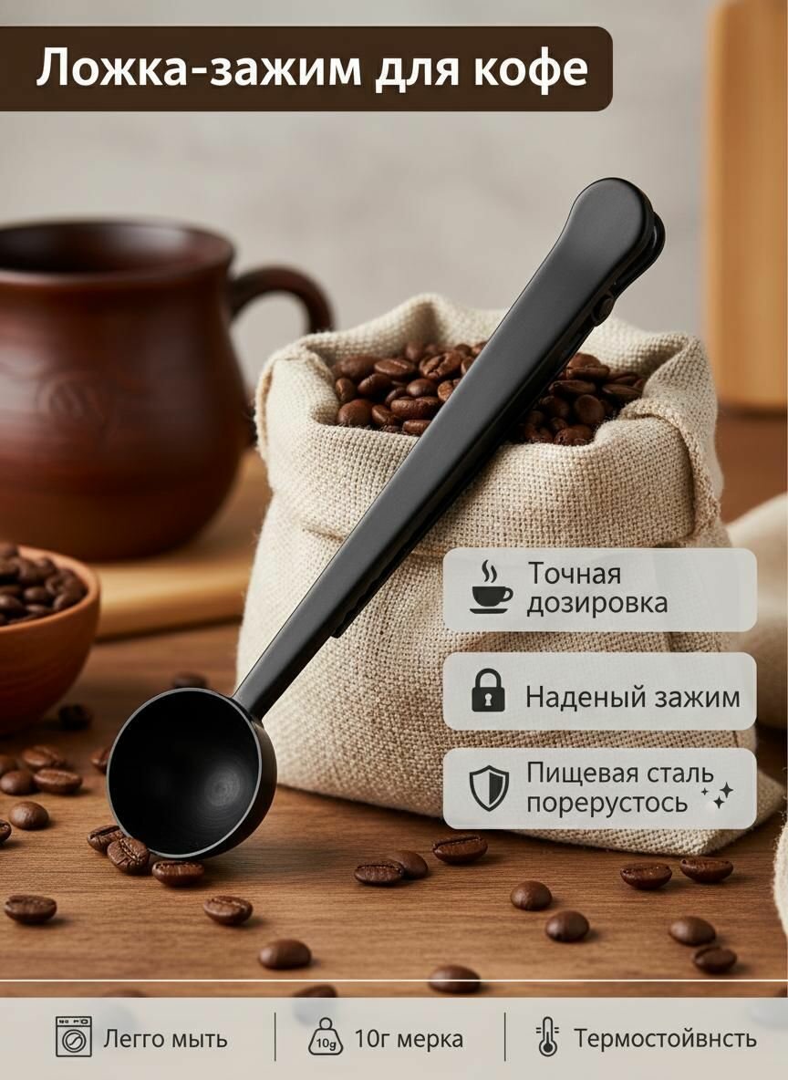 Мерная ложка прессователь к кофеваркам и кофемашинам, темпер