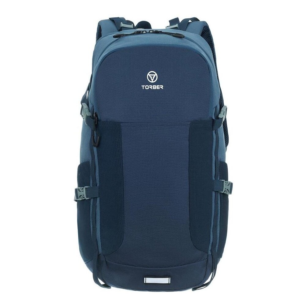 TORBER TO2526 Туристический рюкзак torber кемпинг, синий, полиэстер, 31х51х14 см
