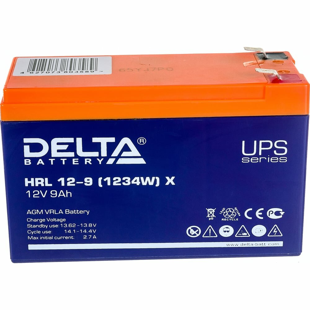 Батарея аккумуляторная Delta HRL 12-9 (1234W) X