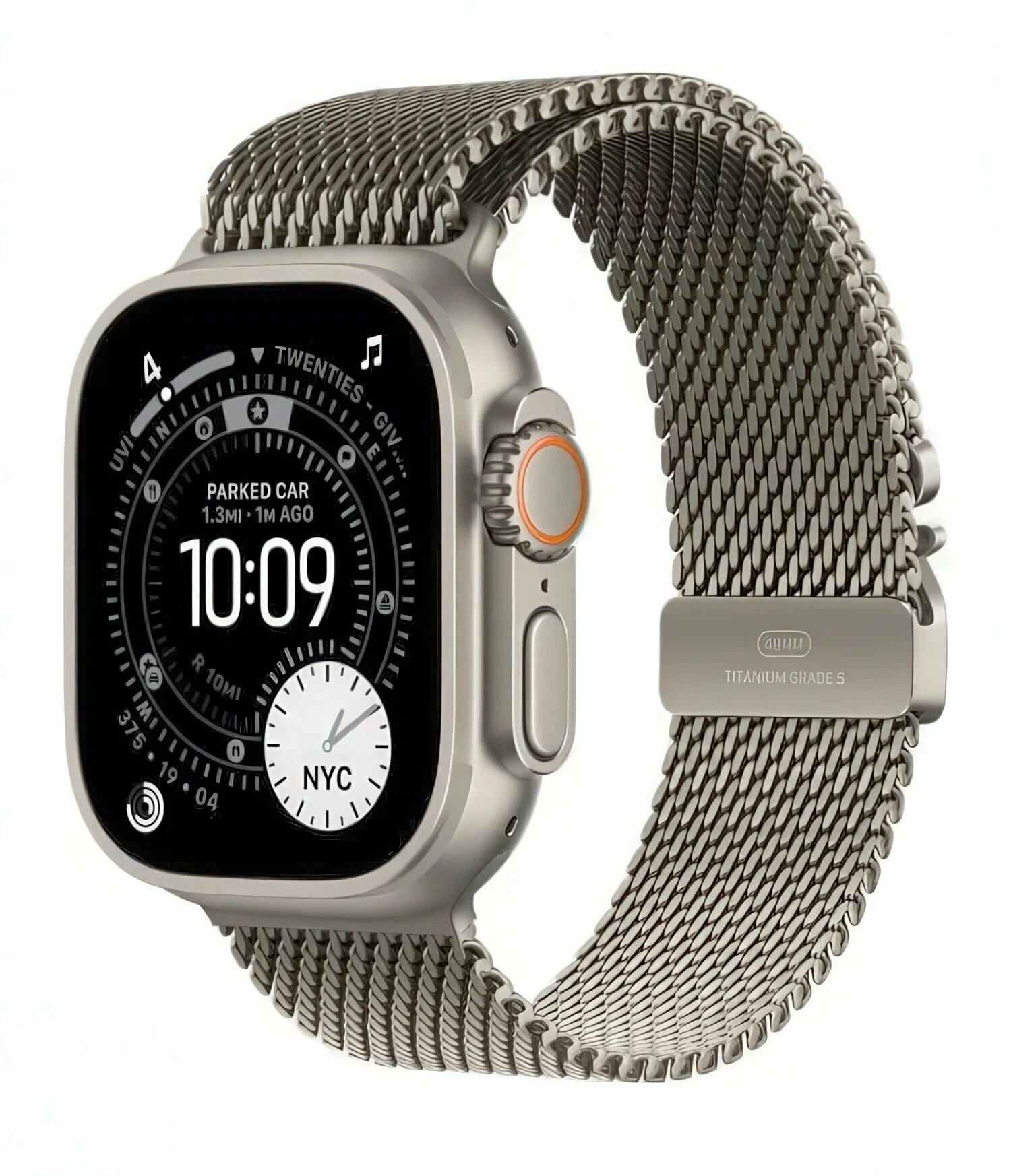 Смарт часы Apple Watch Ultra 3 49mm Natural Titanium Milanese Band размер M