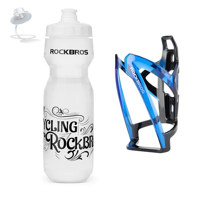ROCKBROS спортивная бутылка для воды 750 мл 1 Set Black blue
