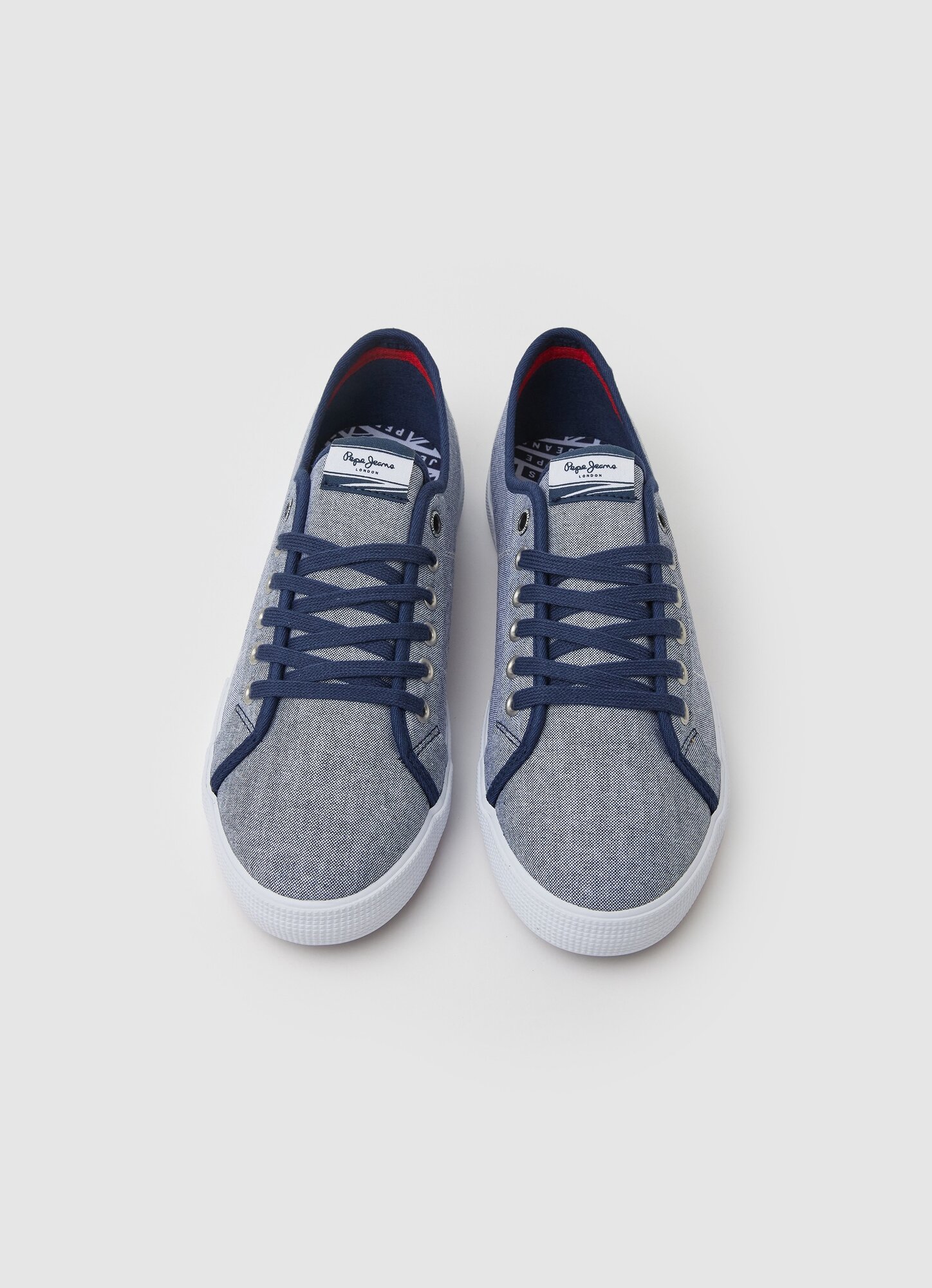 Полуботинки Pepe Jeans Brady Men Chambray, размер 43, синий — фото 1