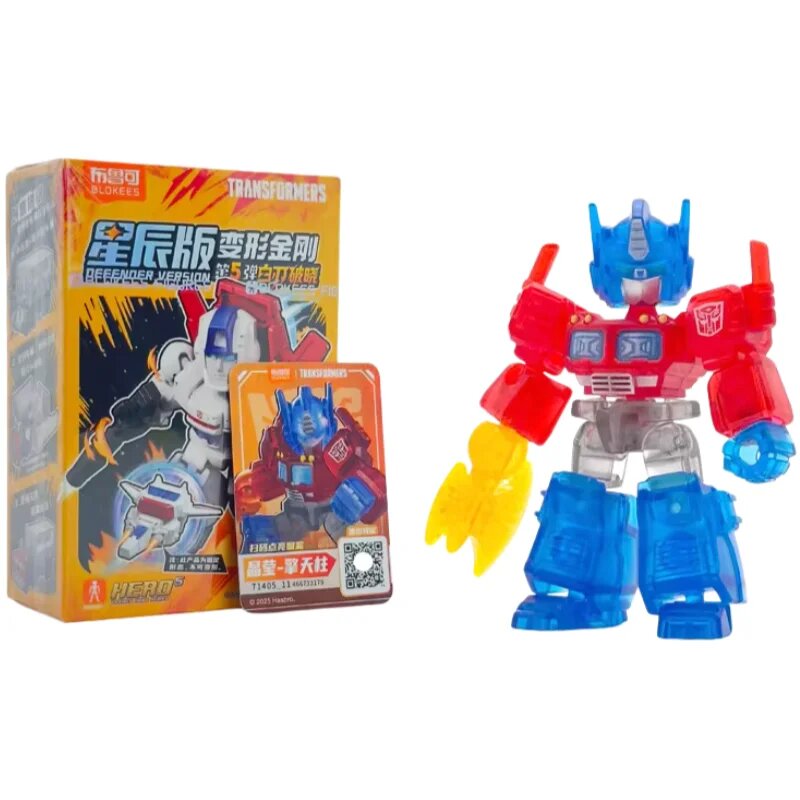 BLOKEES Transformers Optimus Prime, Синий, Строительный Блок