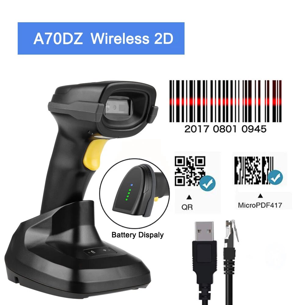 Сканер штрих-кодов A60DZ-E Wireless 2D