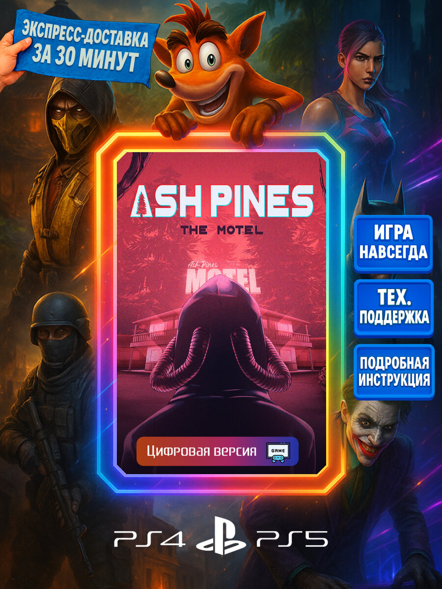 Ash Pines: The Motel PS4 & PS5 PS4/PS5 | Моментальная доставка | Английский язык | Ужасы