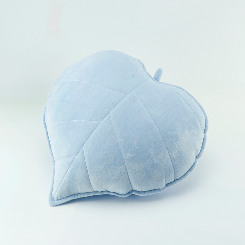3D Tree Leaves Simulation Pillow Bedroom Sofa Car Cushion（45cm*45cm）（небесно-голубой）