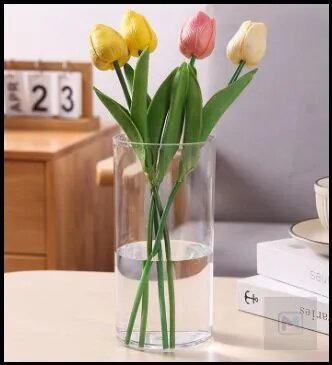 Ваза, 29.6 см , Пластик, 1 шт