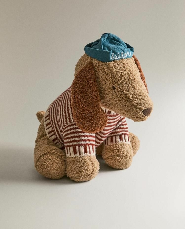 Мягкая игрушка ZARA HOME THE SUMMER CLUB 8630/051/700 - собака-талисман, 30x25x30 см