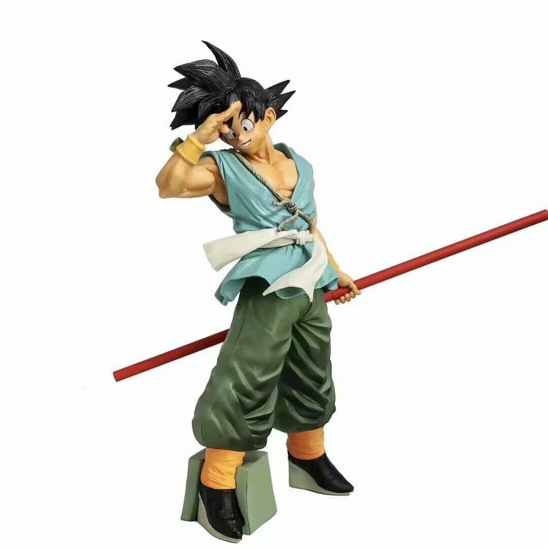 Фигурка Dragon Ball Super Сон Гоку, коллекционная модель PVC, золотой посох, 36 см, в коробке