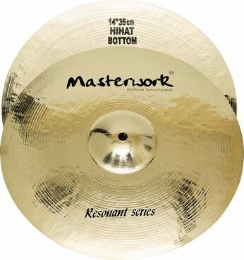 Тарелка для ударной установки хай-хэт Masterwork серия Resonant диаметр 14", толщина medium, тип hi-hat, пара