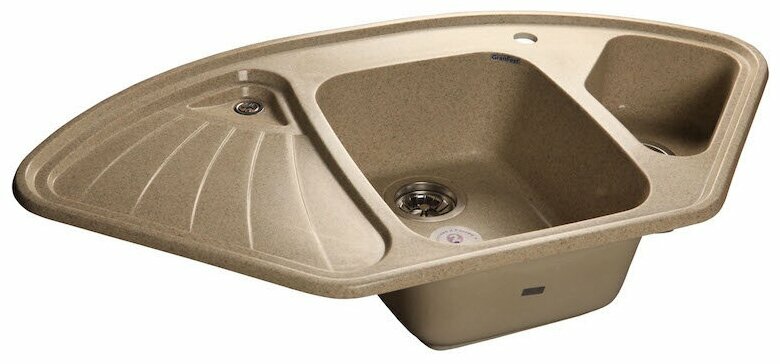 Кухонная мойка GranFest Corner GF-C1040E песочный