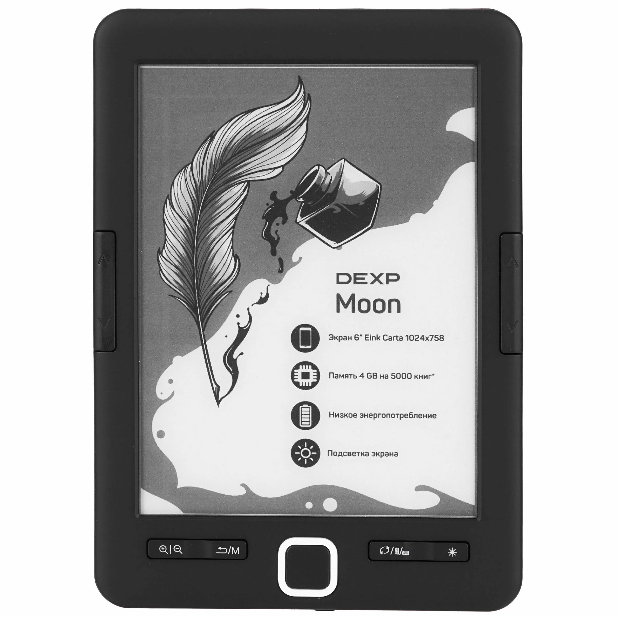 DEXP 6" Электронная книга DEXP L3 Moon, черный