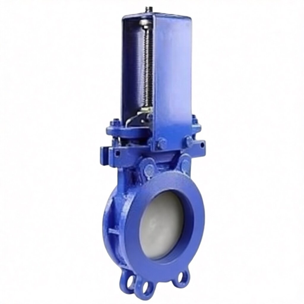Задвижка шиберная DN.ru GGG40-304-EPDM-2W-Fb-ОСТ Ду300 Ру6 WENZ корпус - чугун GGG40, шибер - нержавеющая сталь AISI 304, уплотнение - EPDM, с голым штоком, 180Нм, ОСТ-фланец тип АК (А)