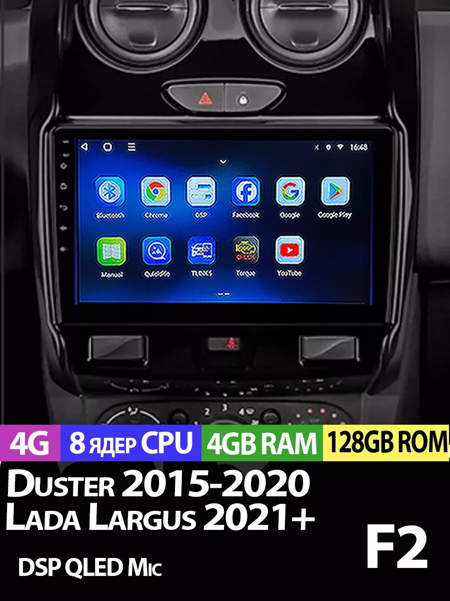Магнитола TS18 PRO Renault Duster 2015-2020 6/128