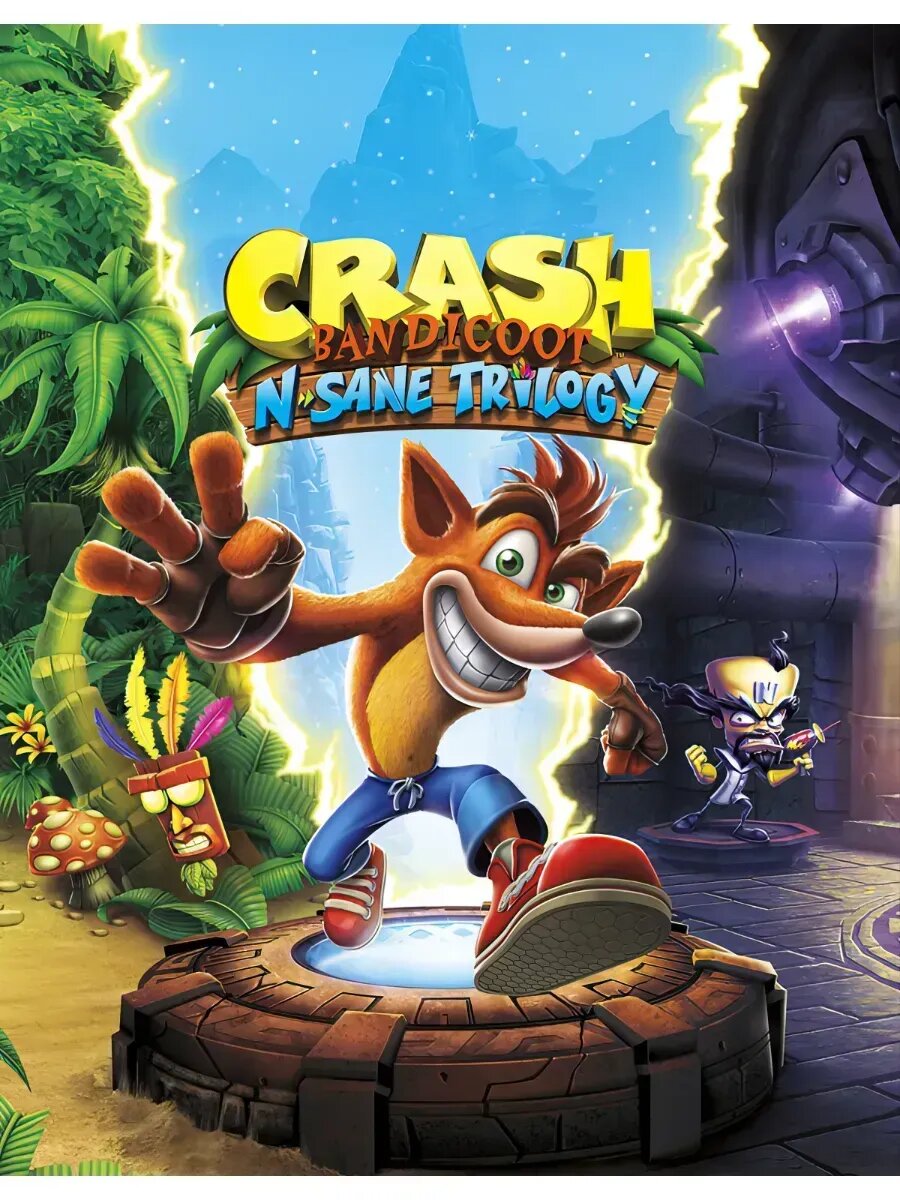 Crash Bandicoot N. Sane Trilogy, игра для ПК (на флешке USB)