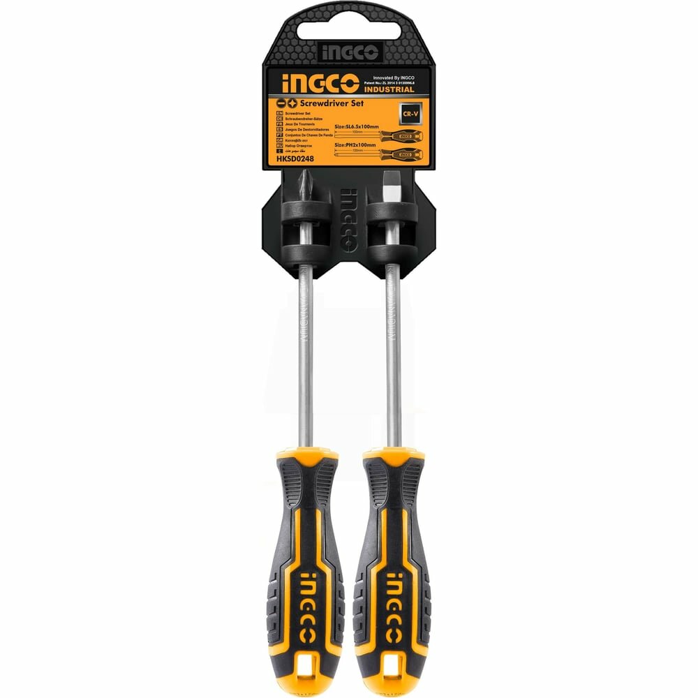 Набор отверток INGCO 2 шт INDUSTRIAL HKSD0248