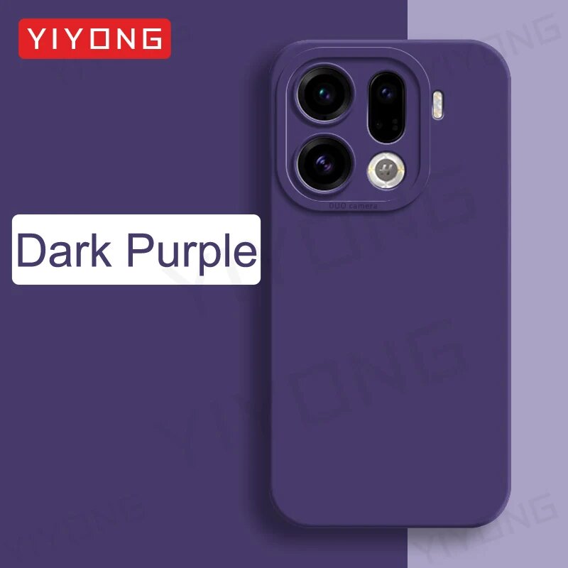Чехол YIYONG Dark Purple для Oppo Find X9 Pro