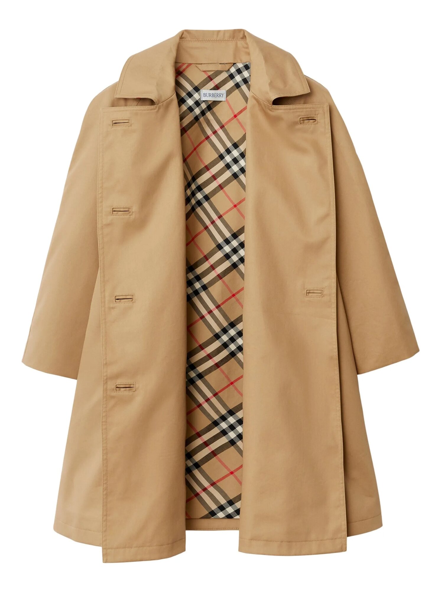 Пальто BURBERRY, размер 8 лет, разноцветный — фото 1