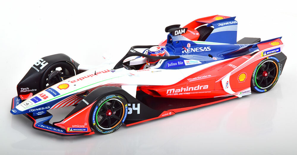 Модель коллекционная MINICHAMPS Mahindra formula e jerome d'ambrosio season 5 2018 / махиндра формула е