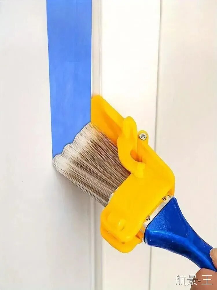 Кисть из искусственной шерсти, синяя