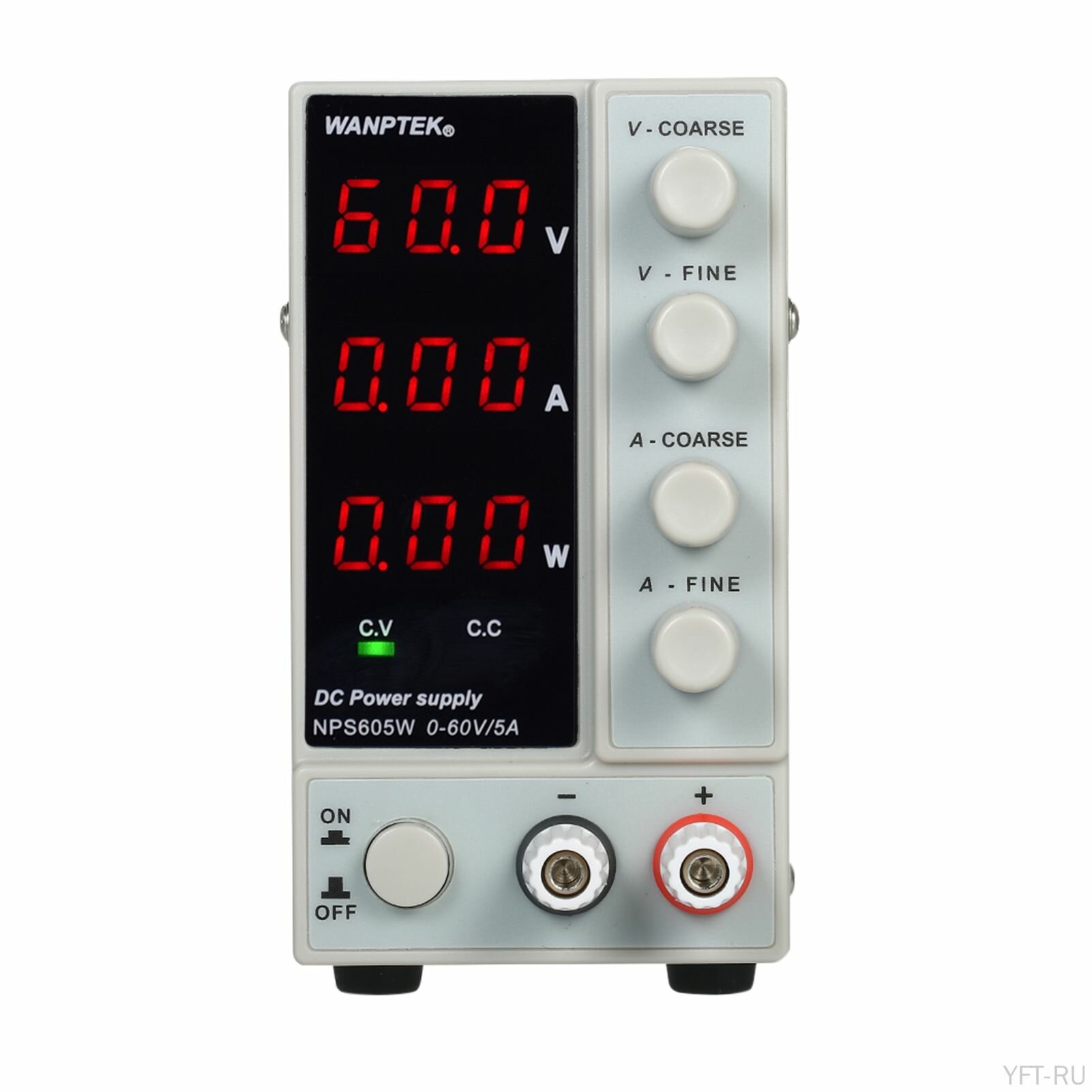 Источник питания DC WANPTEK NPS605W 0-60V 0-5A с переключением, 3-разрядным дисплеем LED, регулируемым, миниатюрным, входом A
