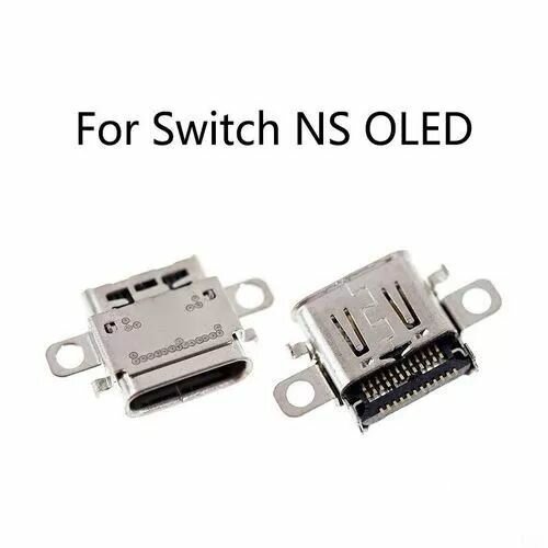USB разъем питания для Nintendo Switch OLED Type-C вход для зарядки, гнездо плата зарядки порт Data Port Socket