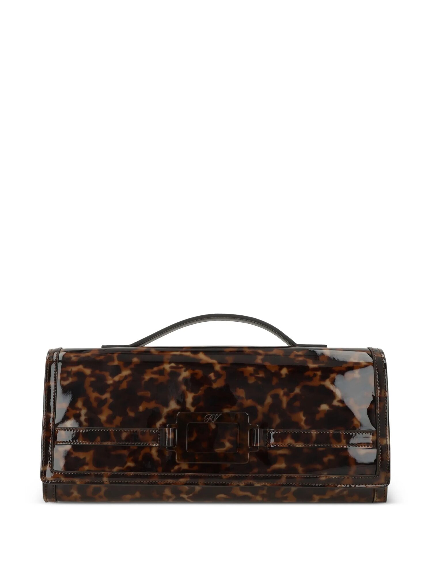 Сумка Belle Vivier tortoiseshell-print clutch bag