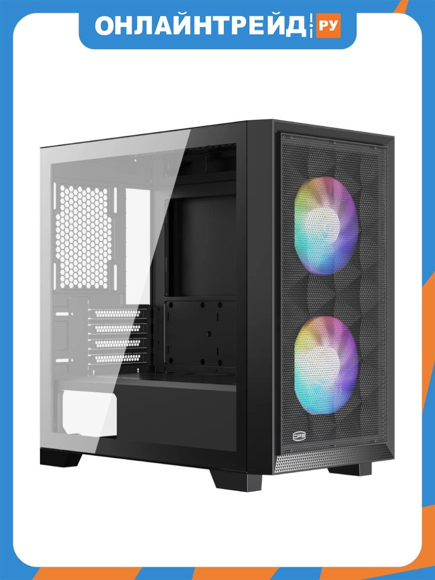 Корпус Pccooler C3D310 BK ARGB mATX черный