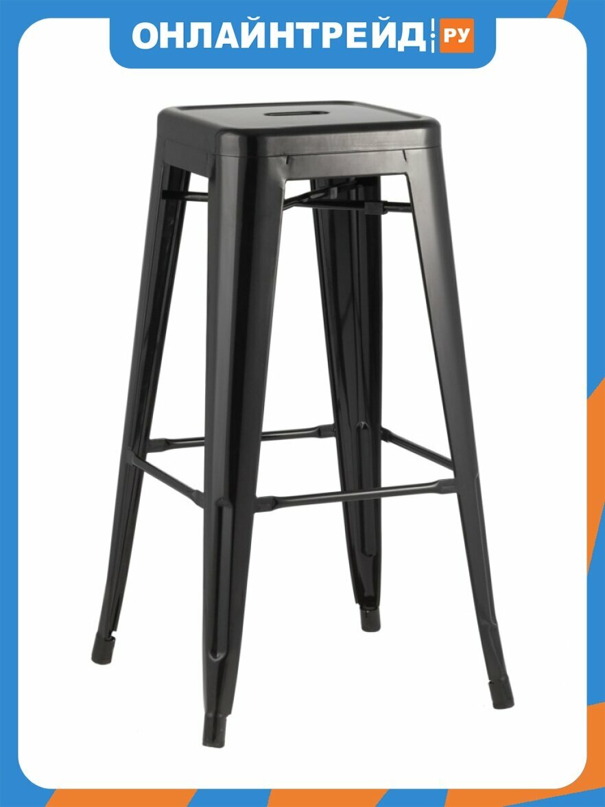 Стул барный Stool Group TOLIX черный глянцевый KD