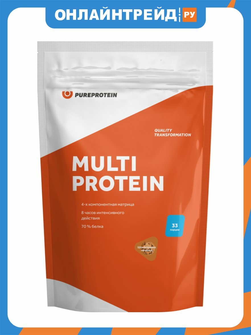 Протеин Pureprotein Pure Protein Multi Protein - шоколадное печенье 1000 г