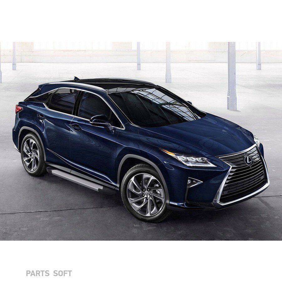 Пороги Silver Lexus RX IV 2015-, 180 см, al от официального дистрибьютора, RIVAL, артикул F180AL32031