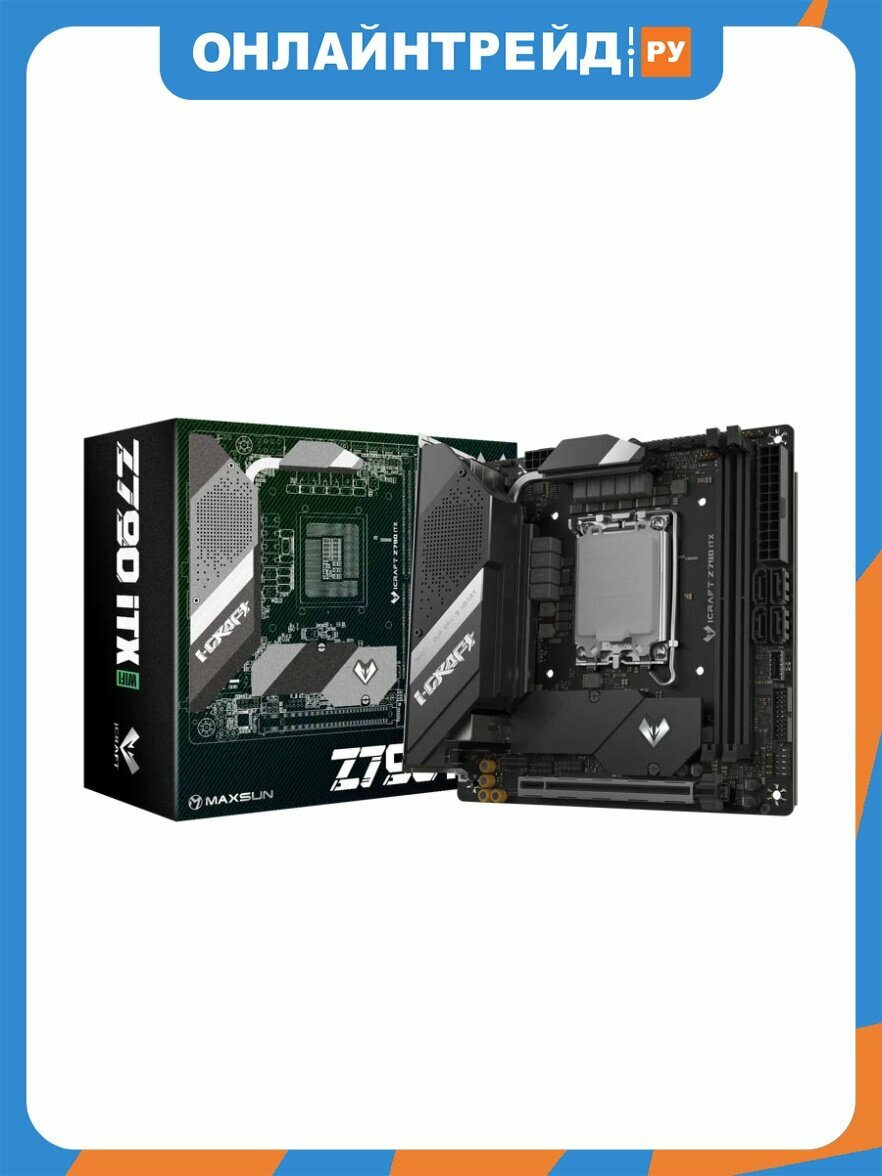 Материнская плата Maxsun ICRAFT Z790ITX WIFI (LGA1700, MINI-ITX)