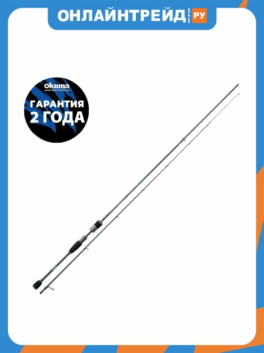 Okuma Удилище Psycho Perch Spin 7'7' 230см. 1-8гр. 2сек. Solid TIP (упаковка - чехол)
