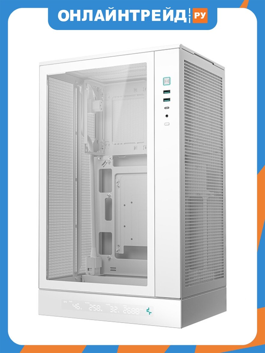 Корпус Deepcool CH270 DIGITAL, белый