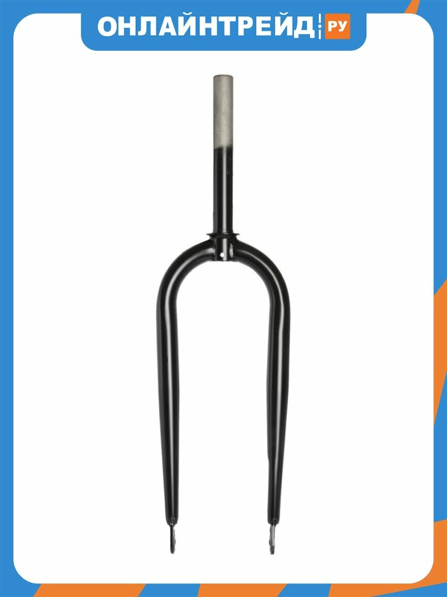 Вилка жесткая M-wave 5-392610 д/FAT BIKE сталь 26"х1 1/8" стойка 219мм ширина 135мм D черная