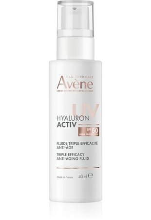 Средство солнцезащитное Avene Hyaluron Activ UV Triple Efficacy Anti-Aging Fluid, SPF 50, 40 мл