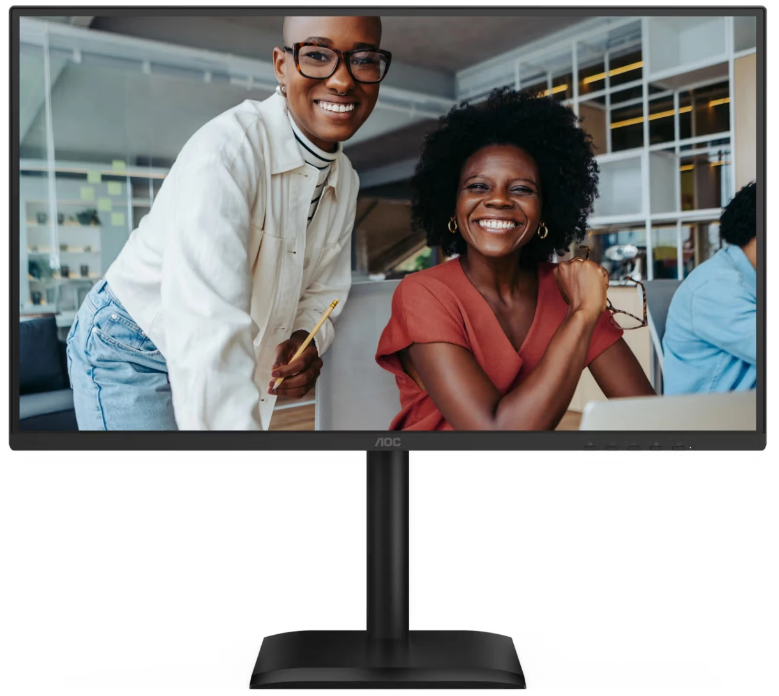 Монитор AOC 27" 27E4U, 16:9, IPS, FHD, 4ms, 300cd, 120Hz, VGA, HDMI, DP, USB, SPK