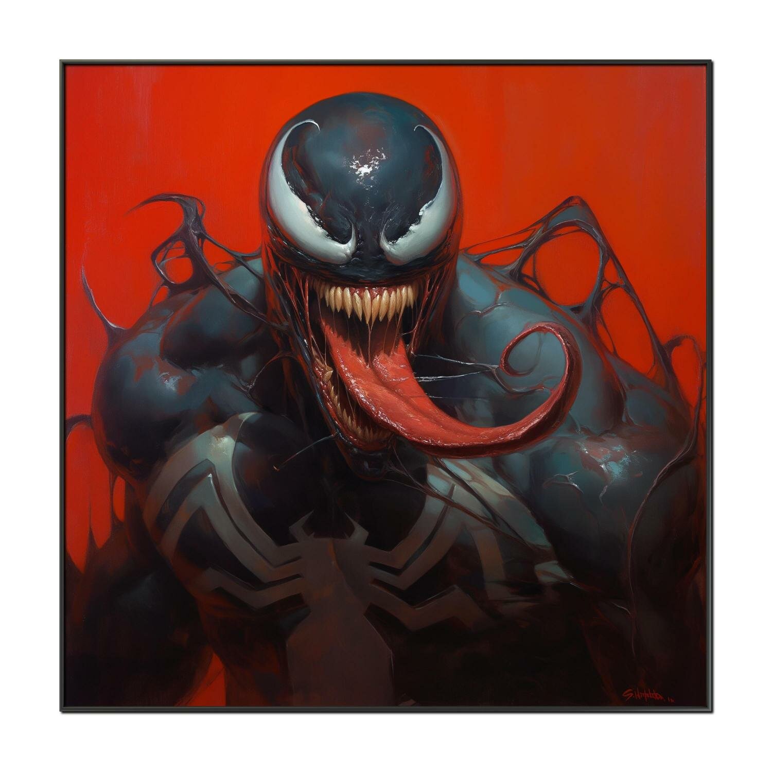 Фигурка унисекс Marvel TURONGSHENG LINYUNDAO Venom VENOM4, ограниченный выпуск, 35CM EU