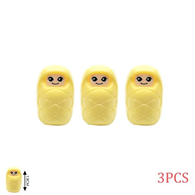 Детские строительные блоки MOC 26556 25126 18855 infant 3pcs