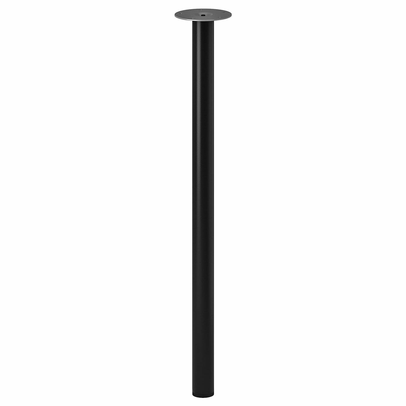 Ножка для мебели IKEA "ADILS", регулируемая высота, винты для крепления, черная