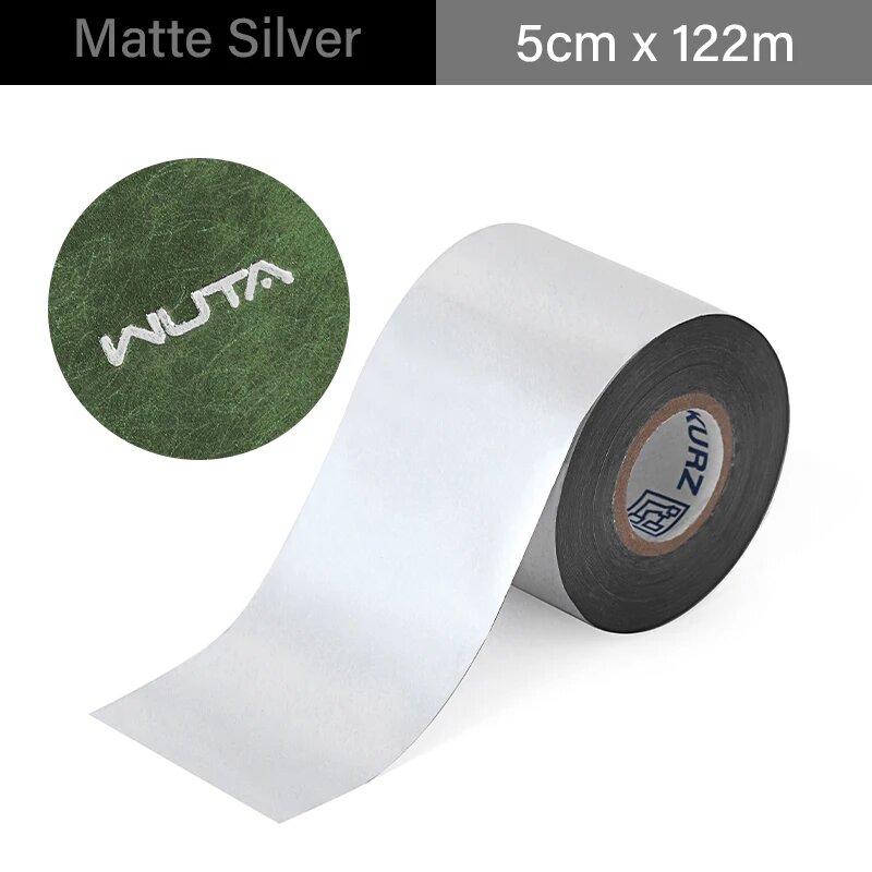 Фольгированная бумага WUTA Kurz для горячего тиснения 1 roll-Matt Silver