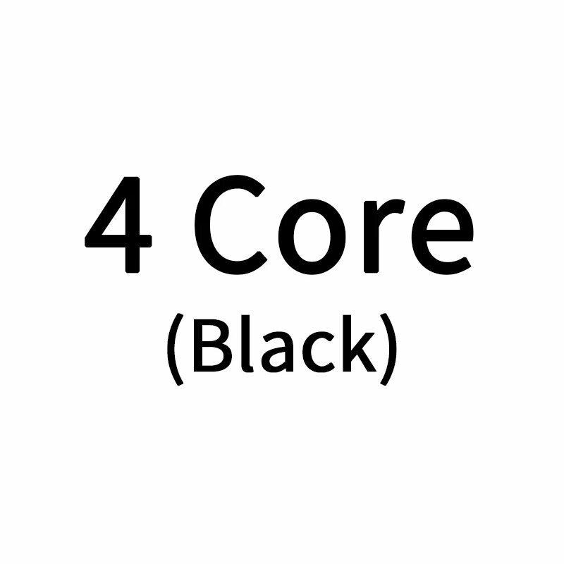 Кабель 100MillioFang 2464 луженая медь 2-10 ядер 22AWG-Black, 4core, 5M