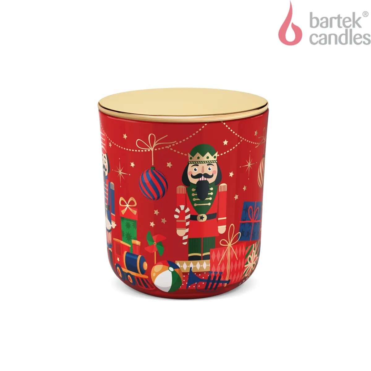 BARTEK Арома-свеча "The Nutcracker" FAIRY-TALE NIGHT с крышкой 150g
