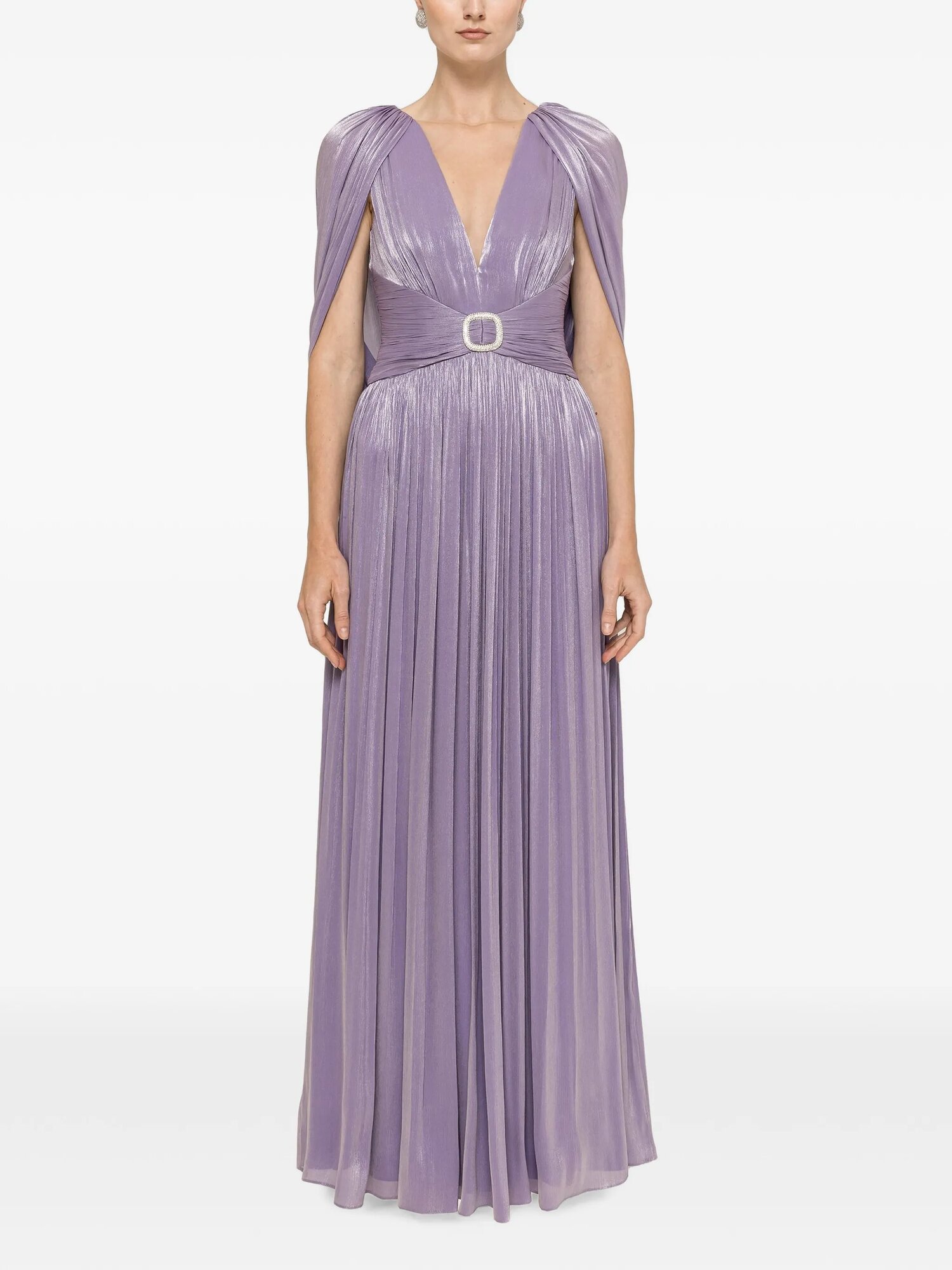 Платье Open-back chiffon maxi dress