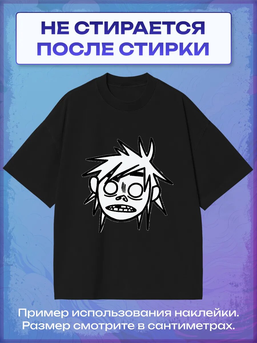 Термонаклейка gorillaz — фото 1