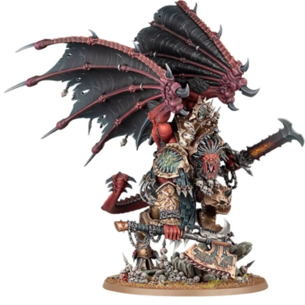 Смола Миниатюра Warhammer 40000 Angron Daemon Primarch Of Khorn / миниатюр для настольной игры Упражнения для раскрашивания