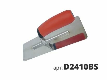 Инструмент для Нанесения Венецианская Прорезиненная Ручка Stmdecor D2410BS 240х100мм Края Сточены.