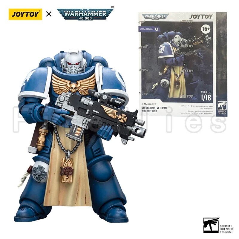 JOYTOY 40K Ultramarines Sternguard Veteran Фигурка Синий, UltraM SG Bolt Rifle
