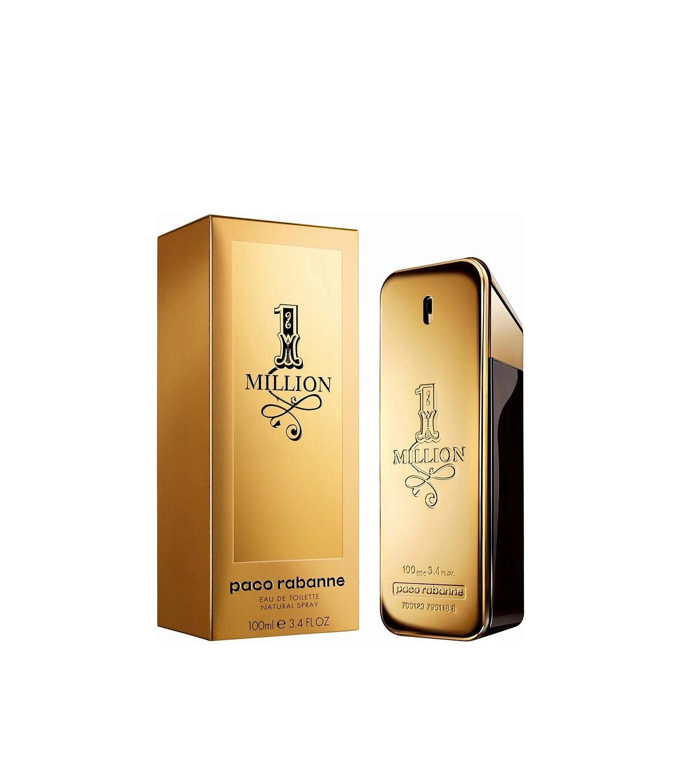 Paco Rabanne 1 Million 100 мл туалетная вода мужская, древесные, пряные
